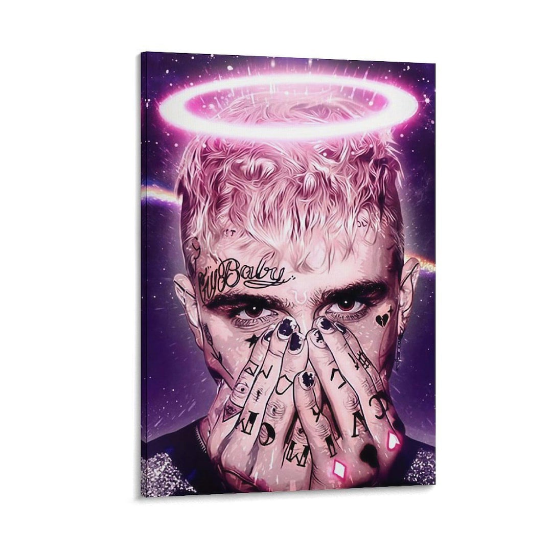 Lil Peep Rapper Poster Wall Art Picture Painting Poster Canvas Print ...