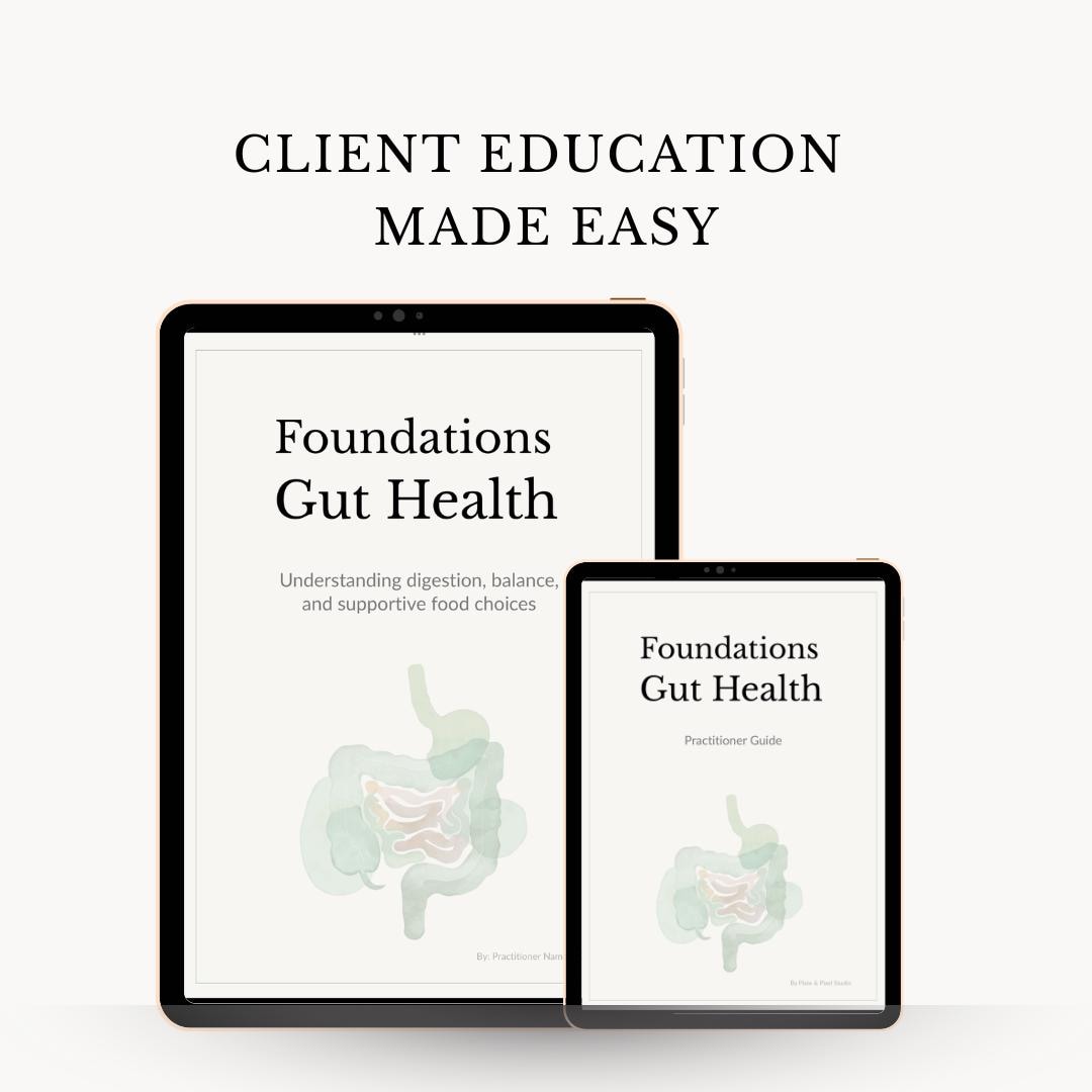 Editable Gut Health Client Guide | White-label Canva Template - Etsy