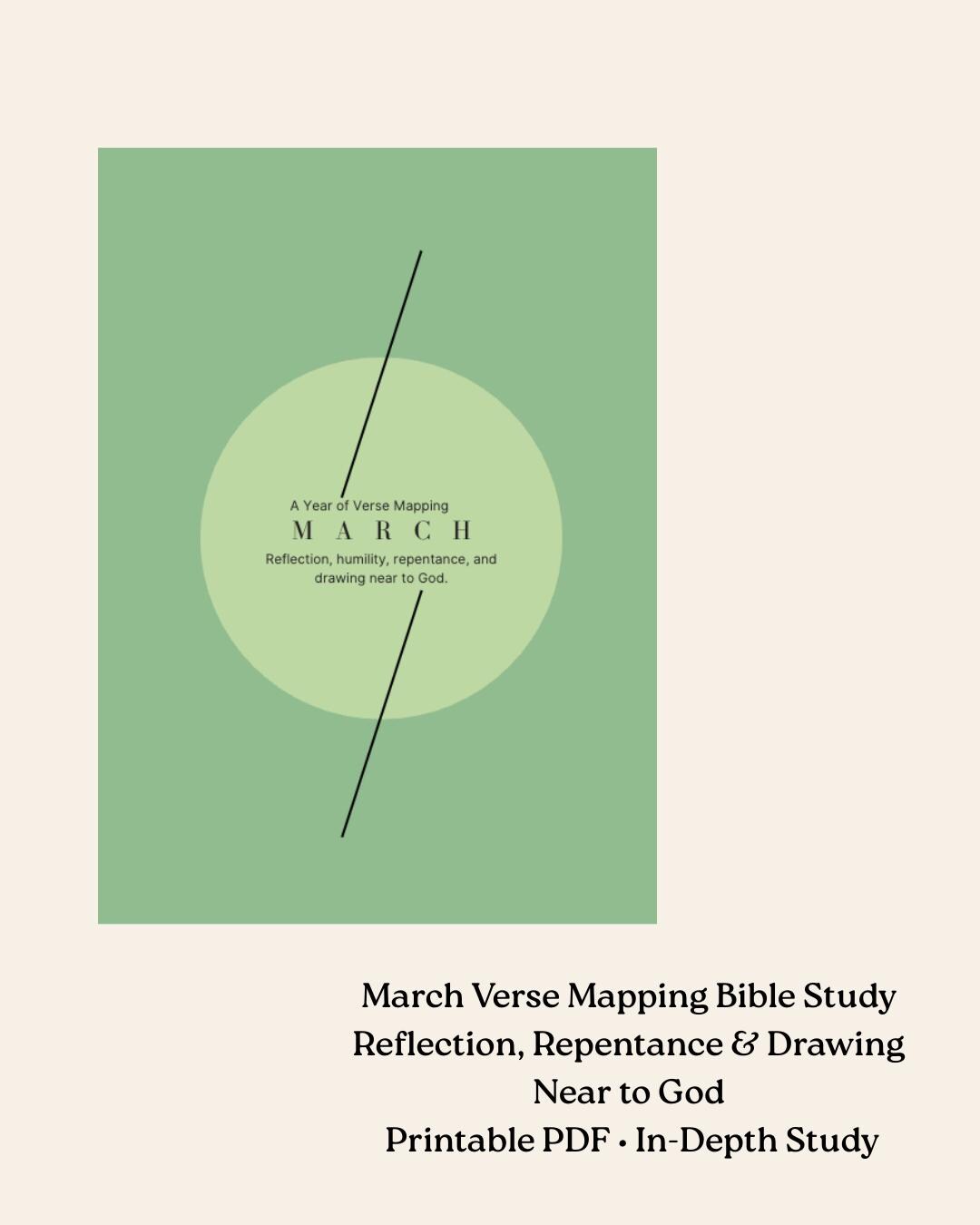 Verse Mapping — March SAMPLE - Etsy