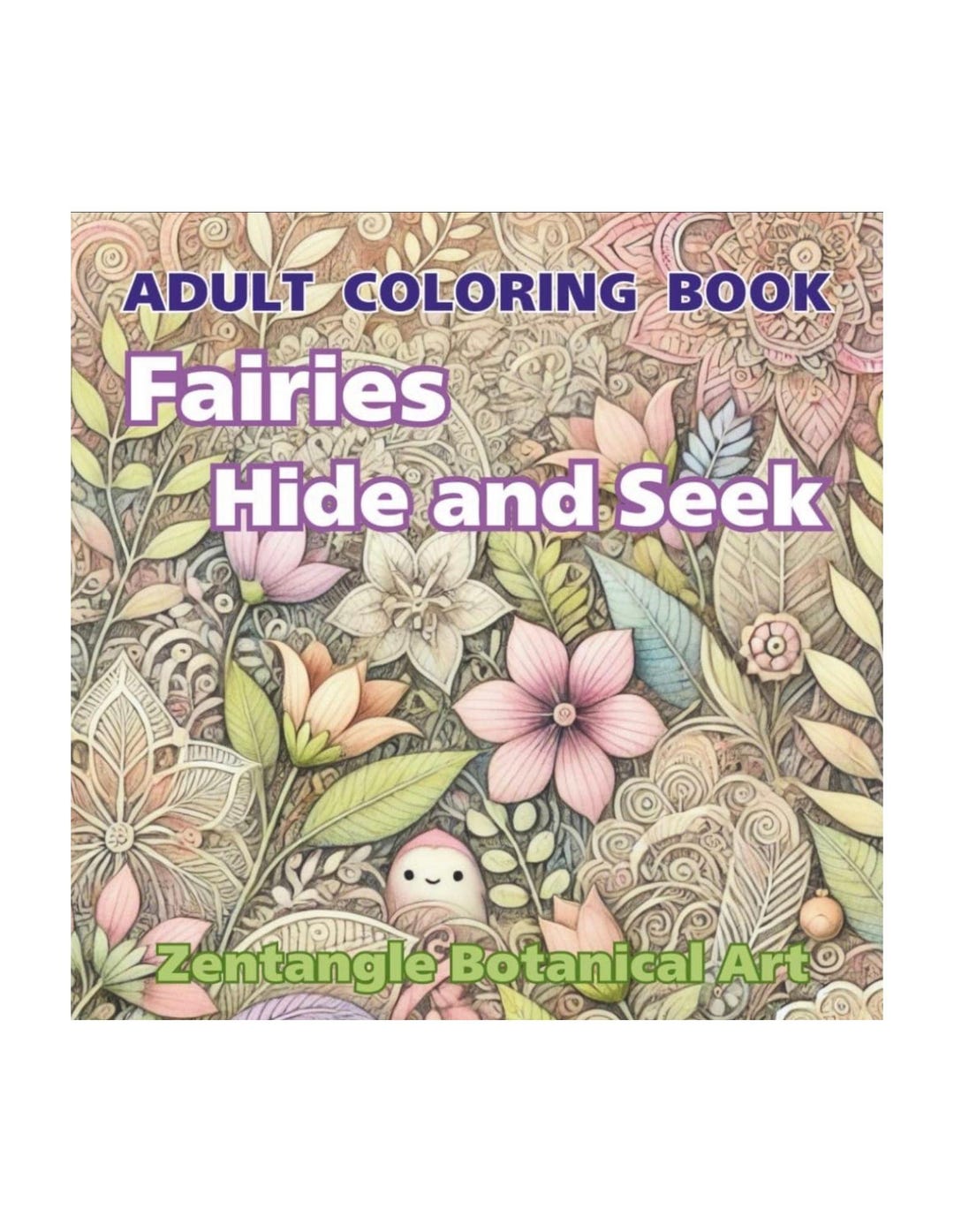 Fairies Hide and Seek – Printable Coloring Pages | Digital Download by ...