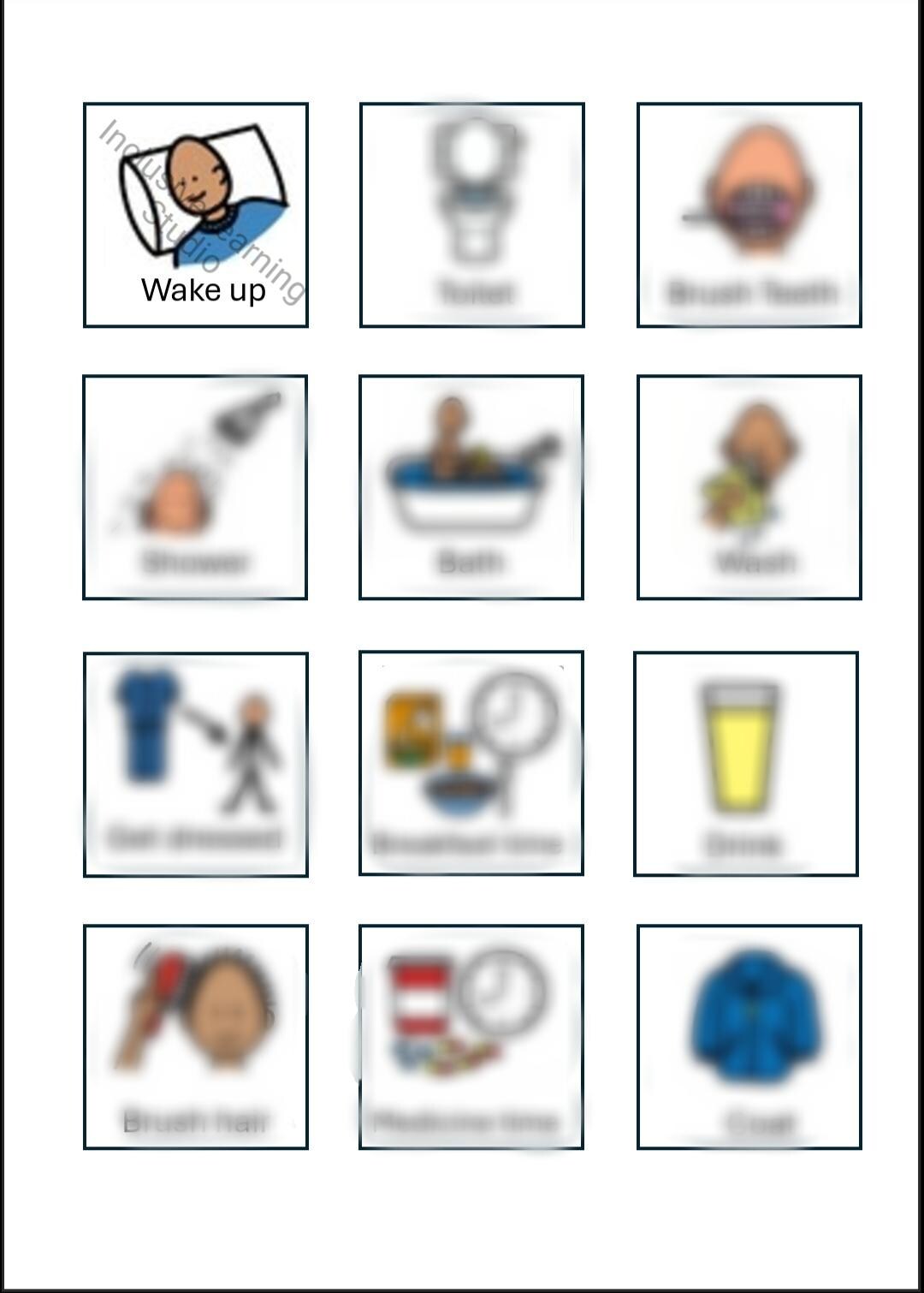 AM Routine PECS Symbols | Printable SEN Visual Supports | Morning ...