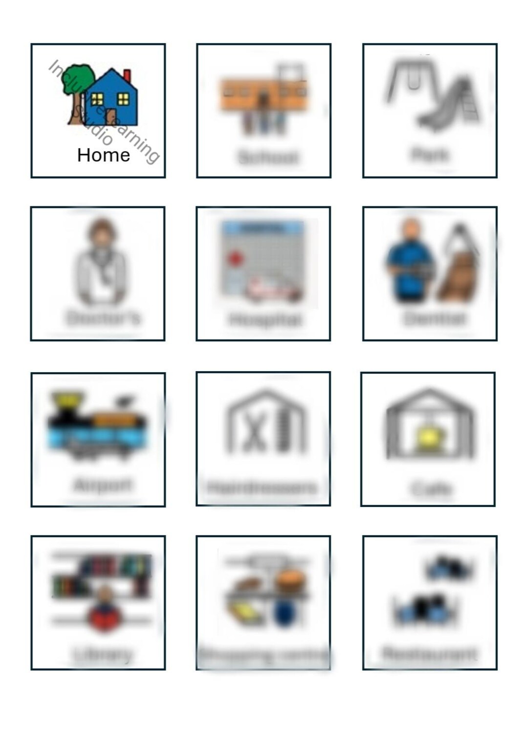 Places PECS Symbols | Printable SEN Visual Supports | Location ...