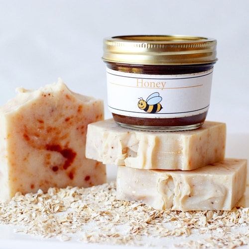 Oatmeal Milk And Honey Soap Etsy