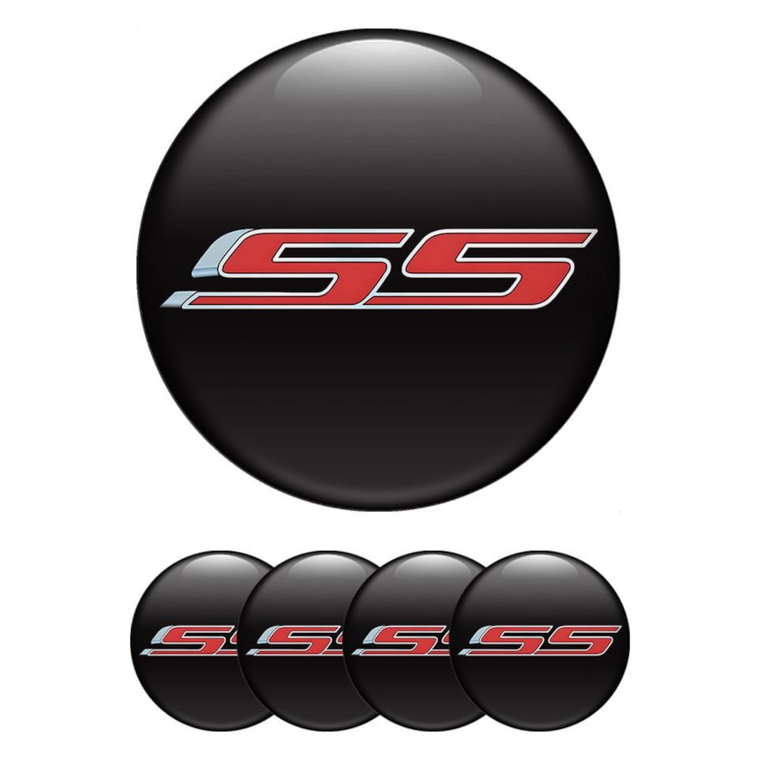 Wheel Center Cap Stickers Set of 4 – 3D Domed Epoxy Resin Rim Logo ...
