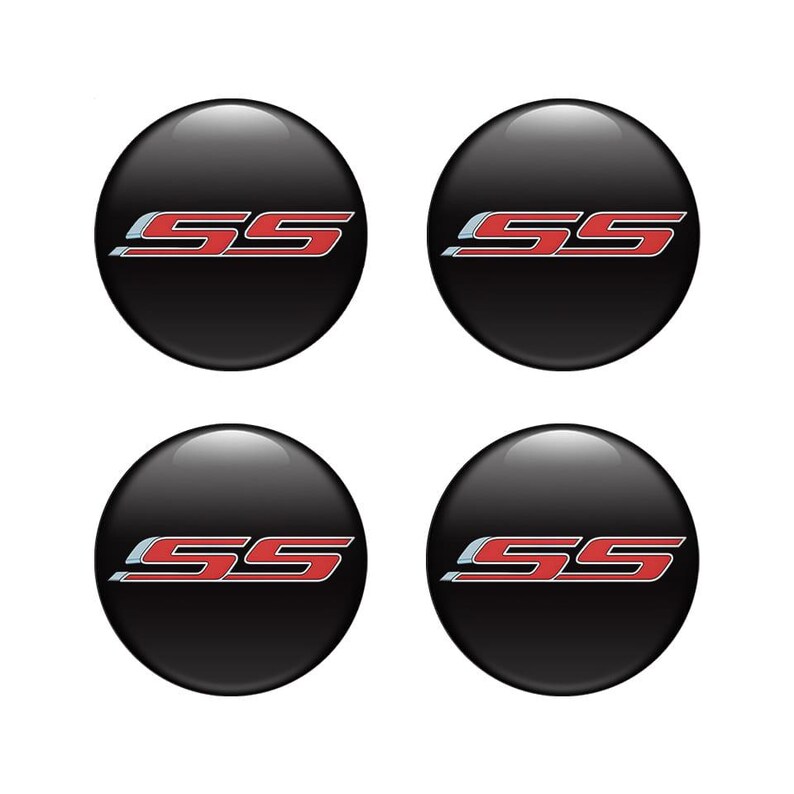 Wheel Center Cap Stickers Set of 4 – 3D Domed Epoxy Resin Rim Logo ...