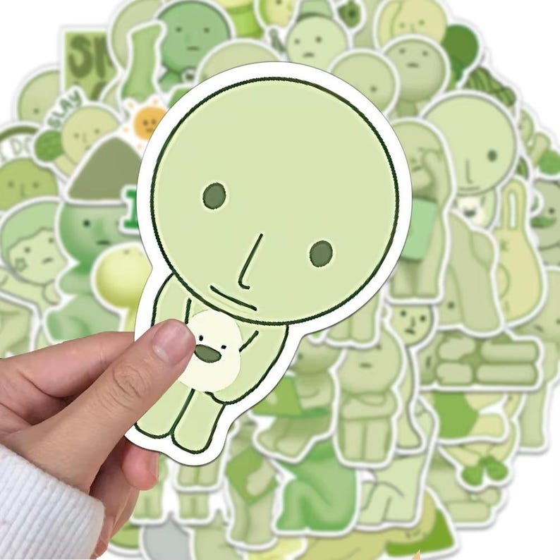 Smiski Stickers Pack, Waterproof Vinyl Art, Glow in Dark, Laptop Water ...