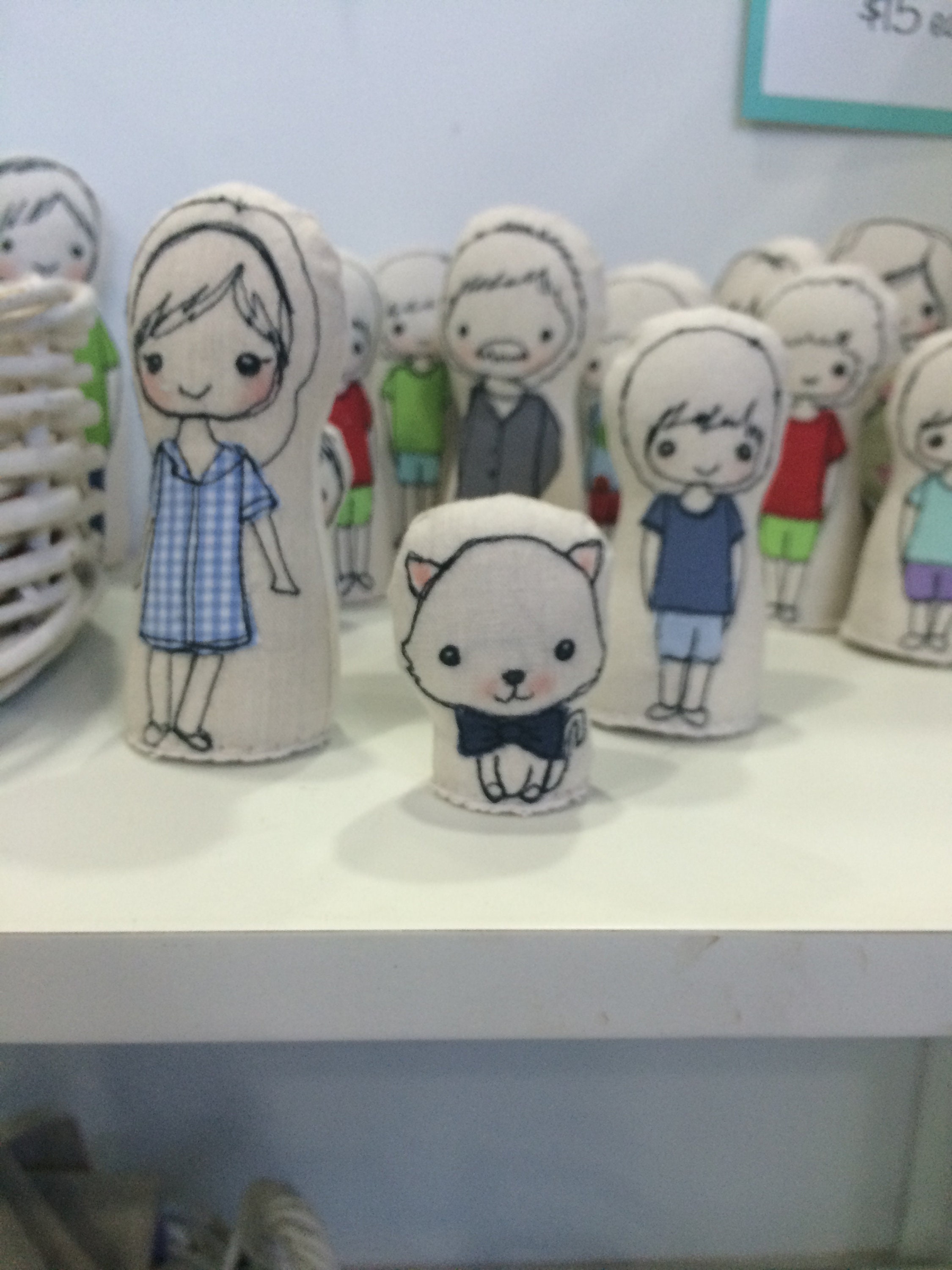 Custom Made Calico Family Members, Dolls, - Etsy