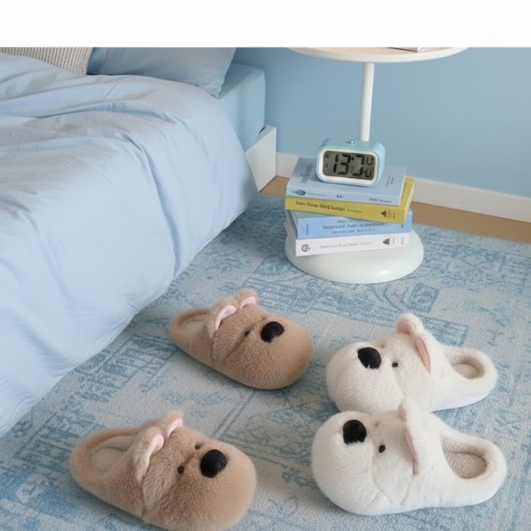 Westie Dog Slippers | Plush Fleece Lined Home Shoes - Etsy