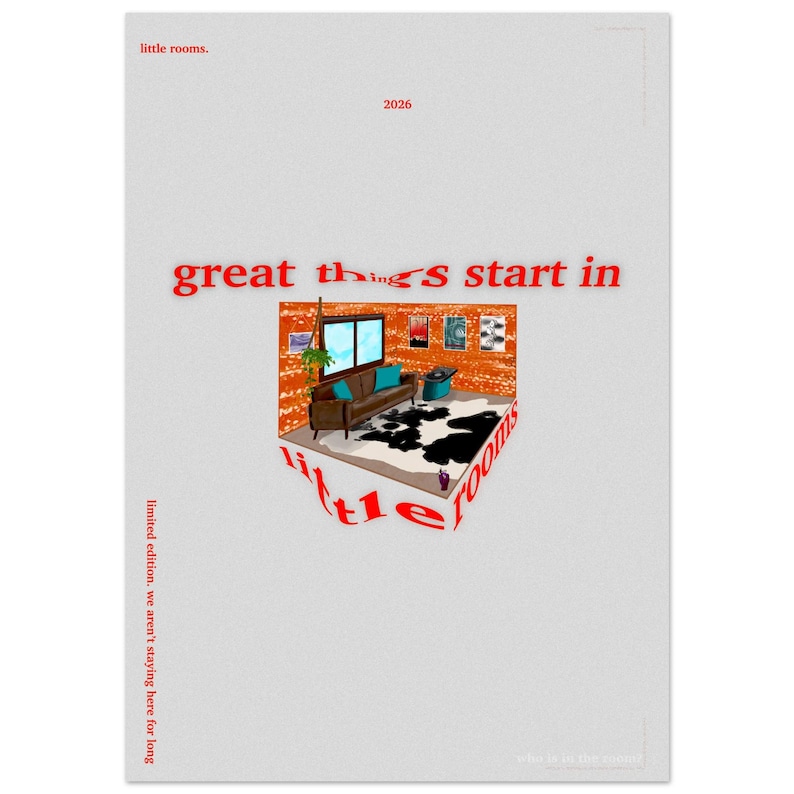 Little Rooms Poster A2, A1 - Etsy