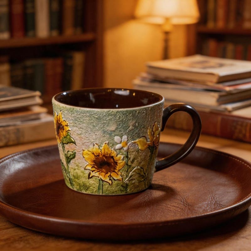 Embossed Ceramic Mugs - Etsy