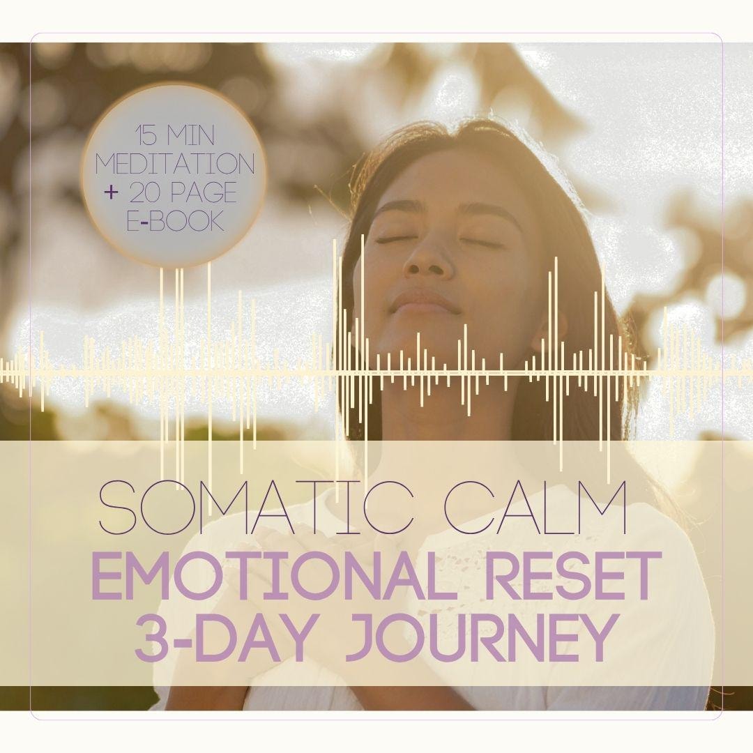 Somatic Calm & Emotional Reset Journal Bundle | 3-stage Reflection ...