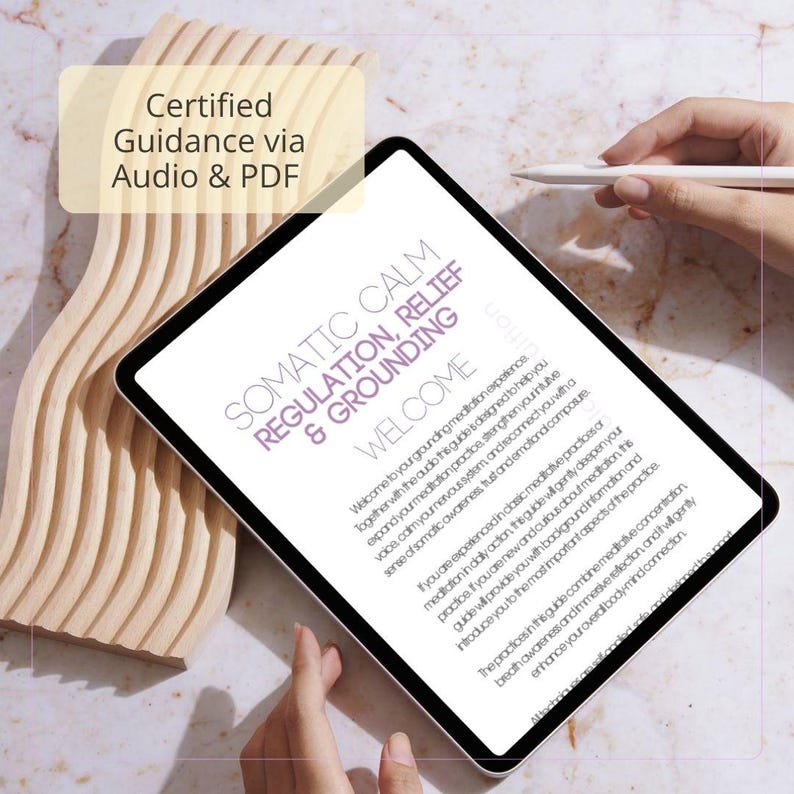 Somatic Calm & Emotional Reset Journal Bundle | 3-stage Reflection ...