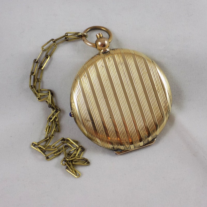Pocket Watch Compact - Etsy
