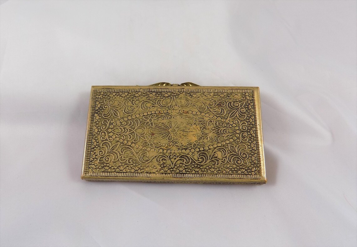 French Enamel Jeweled Cameo Calling Card Case - Etsy