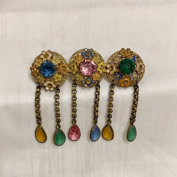 Czechoslovakia Brooch - Etsy