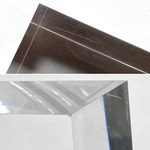 Large Alessio Tasca Acrylic Lucite Block Prism Sculpture, 1970s Italy ...