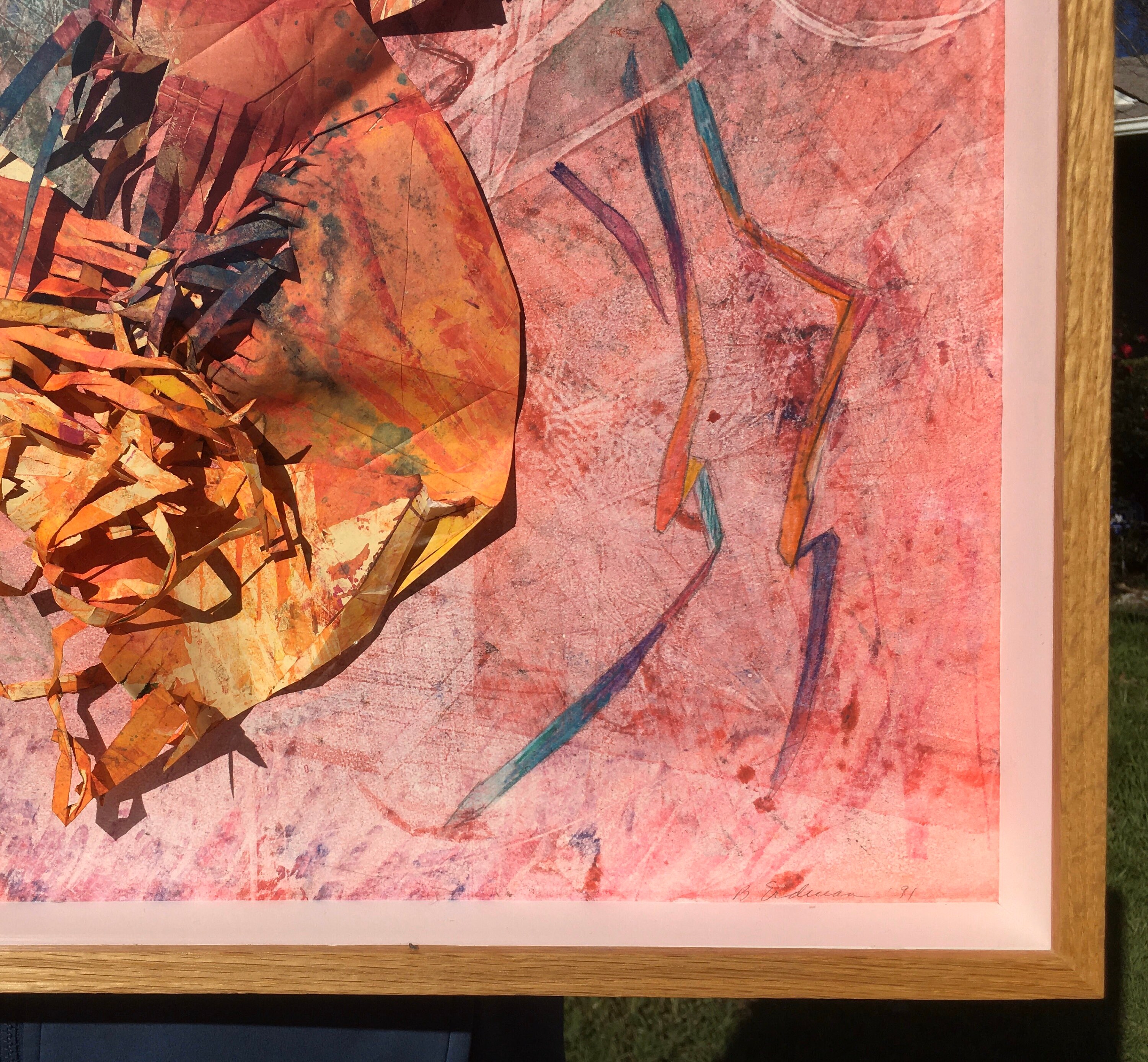 Barbara Erdman Postmodern Abstract Mixed Media Collage | Etsy