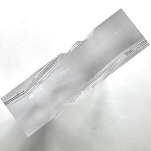 Large Alessio Tasca Acrylic Lucite Block Prism Sculpture, 1970s Italy ...