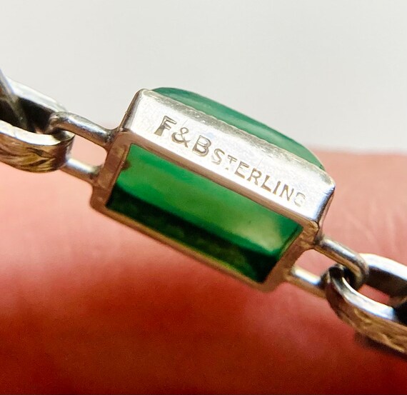 Antique Foster & Bailey Sterling Silver Enamel Glass … - Gem