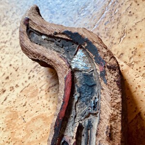 Pair Antique Carved Wood Thai Naga Head Salvaged Temple Roof Finials ...