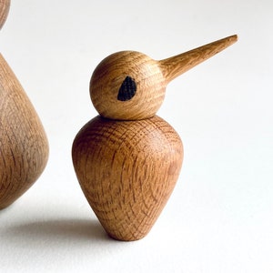 Pair of Early Kristian Vedel Torben Orskov Oak Wood Bird Figurines W ...