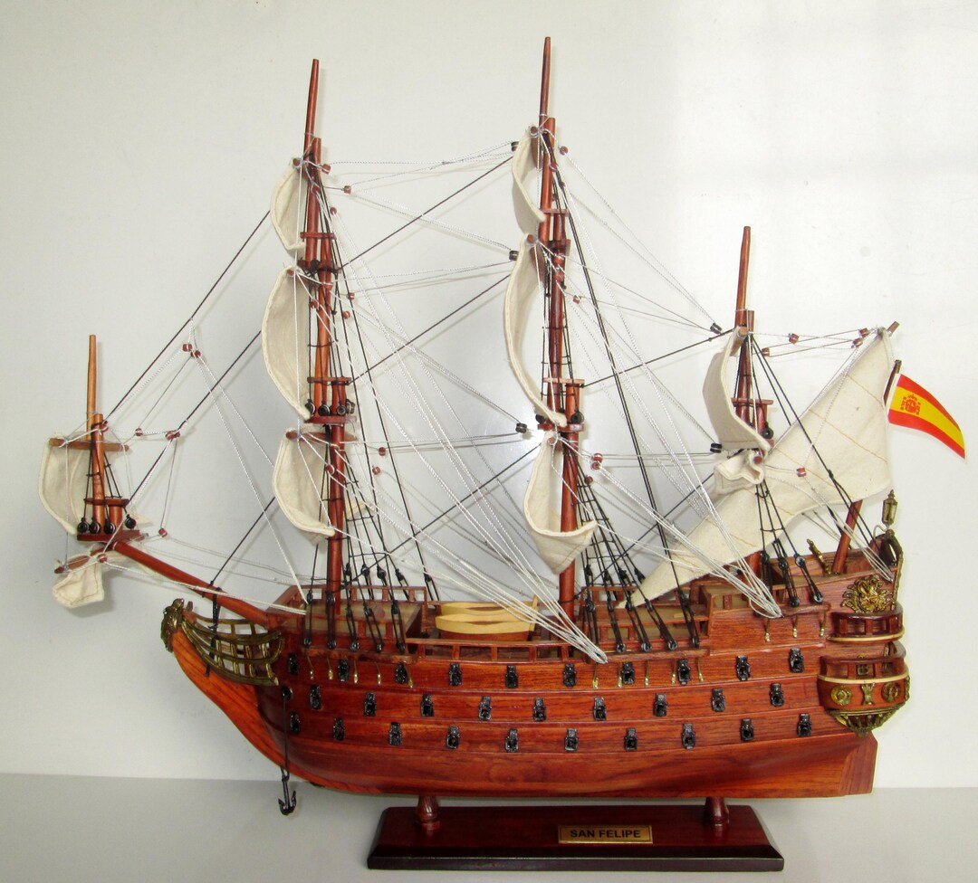 SAN FELIPE / Ship Model / Handmade / Compass Models - Etsy