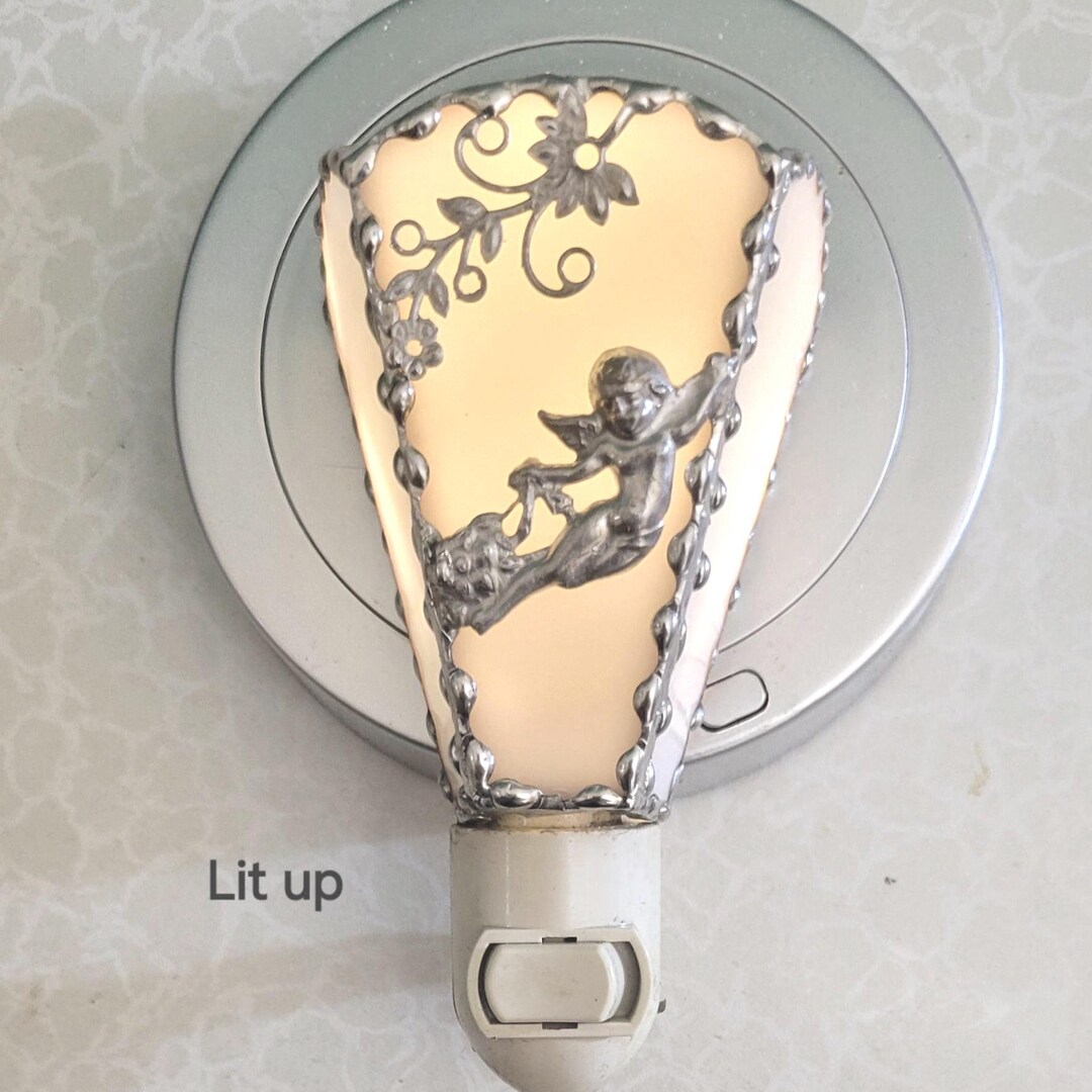 Stained Glass Angel Night Light, Fairy Lighting, Hand Crafted USA - Etsy