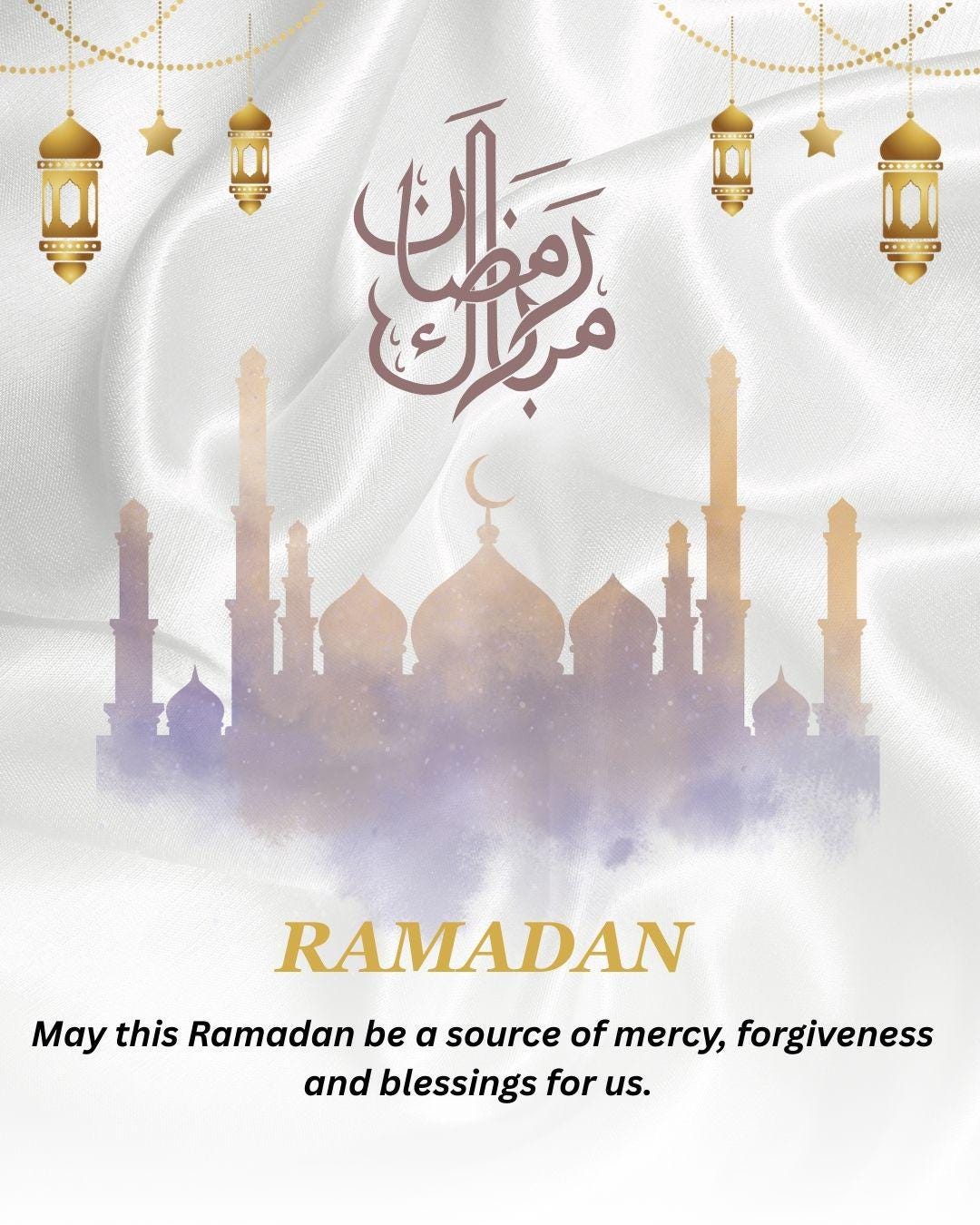 Ramadan Greeting Cards, Ramadan Gift, Ramadan Mubarak Card, Islamic ...
