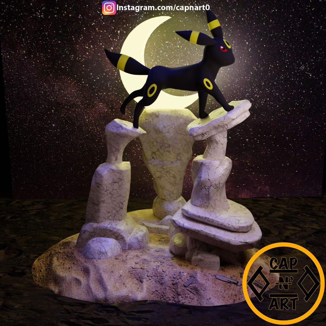 Umbreon Pokémon Stl - Etsy