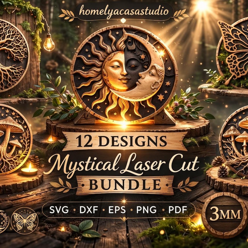 Witch Laser Files Bundle - Etsy UK