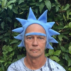 RICK SANCHEZ HAIR and Brow Costume Adult and Child Sizes Fleece - Etsy