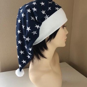 STARRY SLEEPING HAT Moondrop Scrooge Night Cap Adult Sizes - Etsy