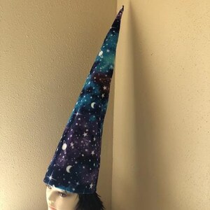 TALL CELESTIAL MERLIN Wizard Hat 28 Inches Tall Fleece Adult Sizes - Etsy