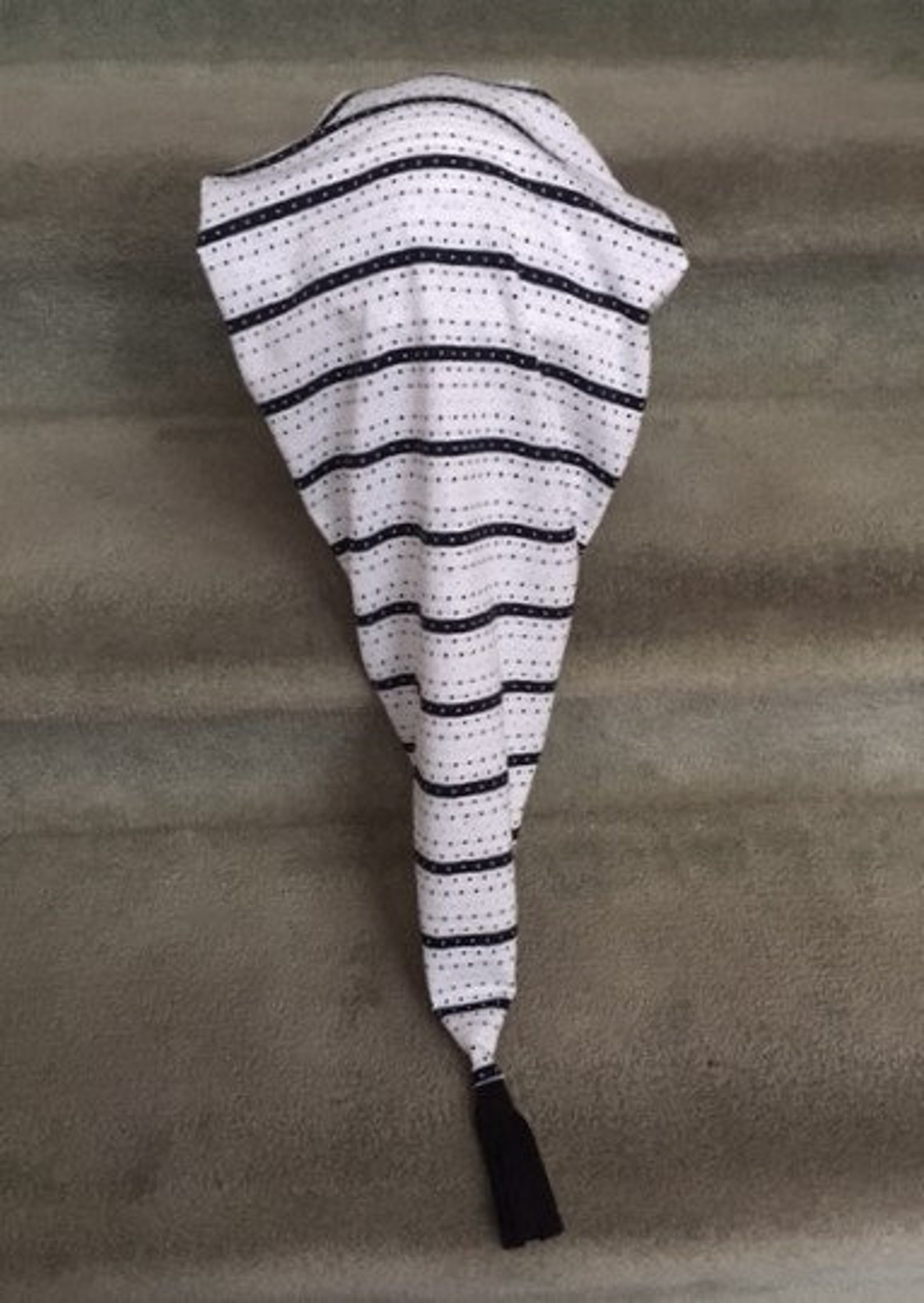 NIGHT CAP SLEEPING Hat Scrooge Cap Cotton Stripe Jacquard Knit Soft and ...