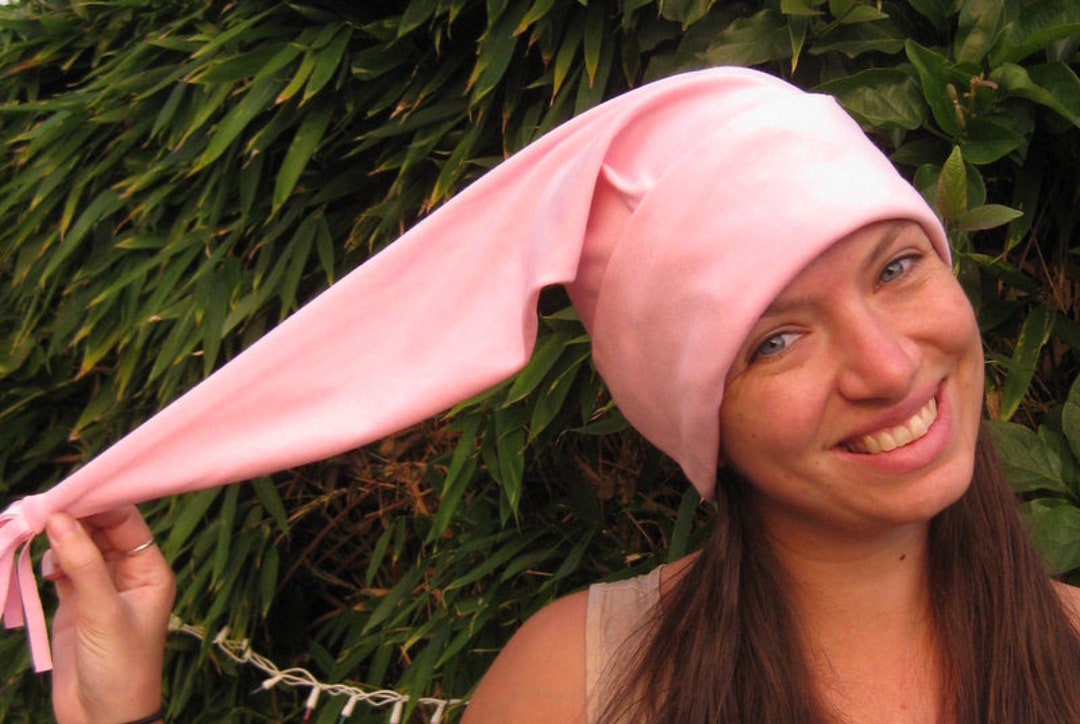 COTTON SLEEPING CAP Pink Adult and Child Sizes - Etsy