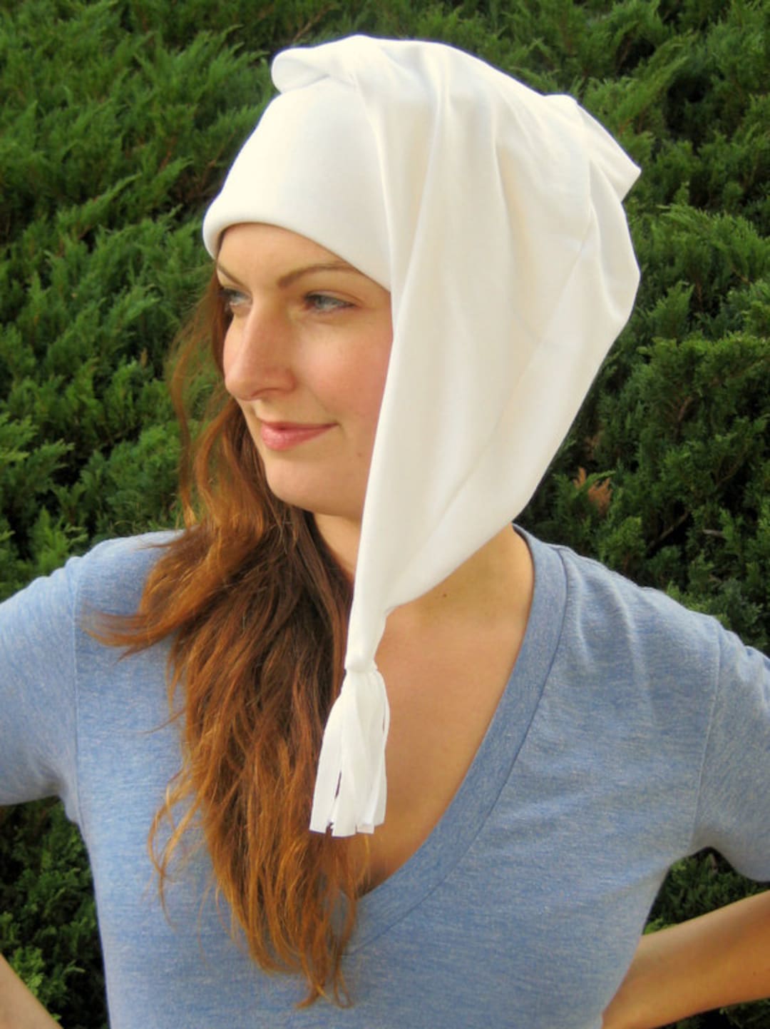 SCROOGE COTTON STOCKING Night Cap White Adult and Child Size - Etsy