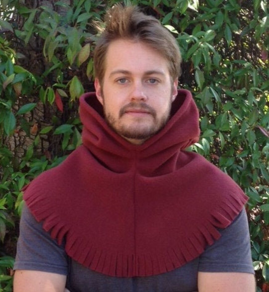 MEDIEVAL HOOD ARCHER Ranger Knight Monk With Mantle Adult and Child ...