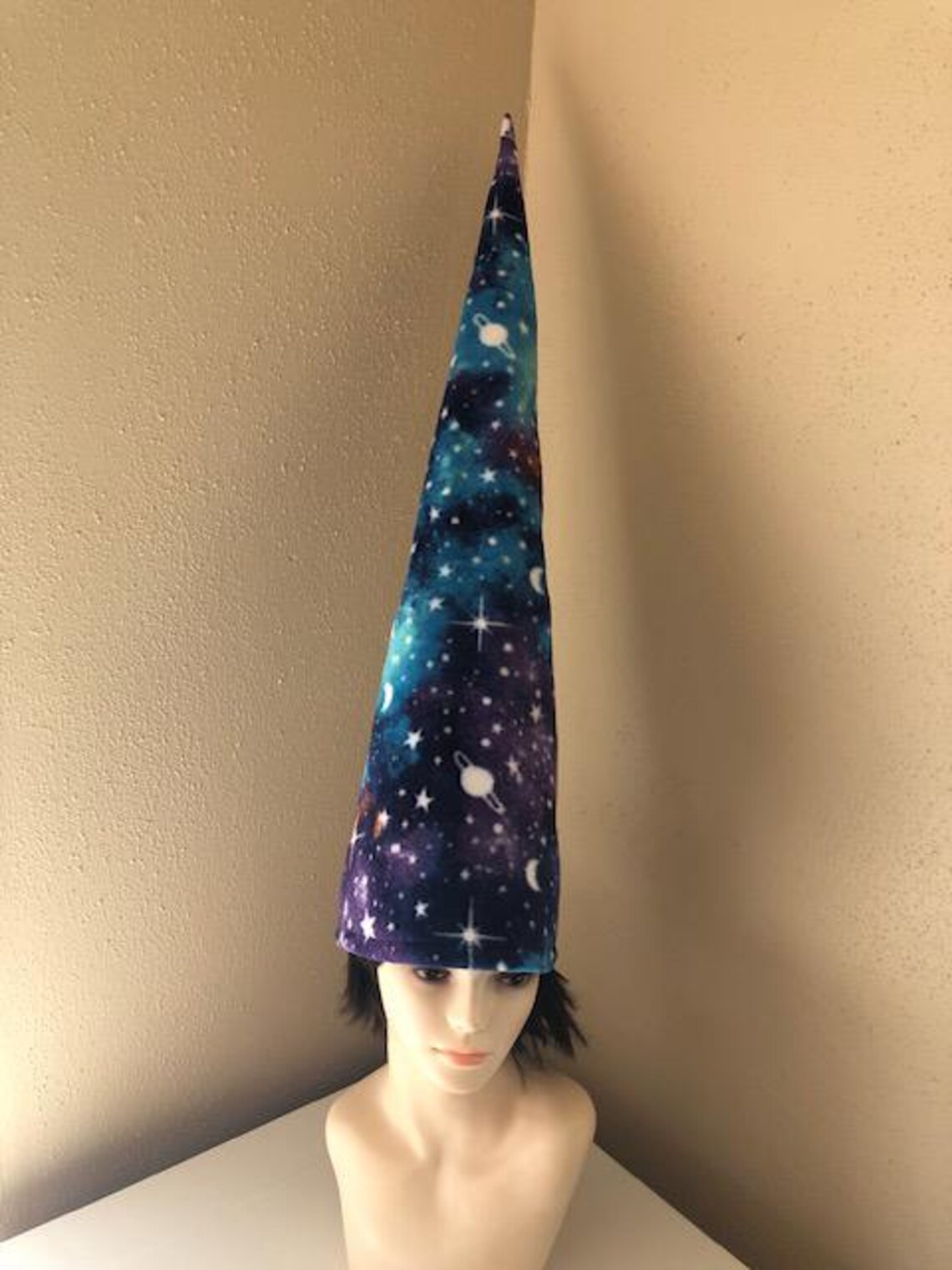 TALL CELESTIAL MERLIN Wizard Hat 28 Inches Tall Fleece Adult Sizes - Etsy