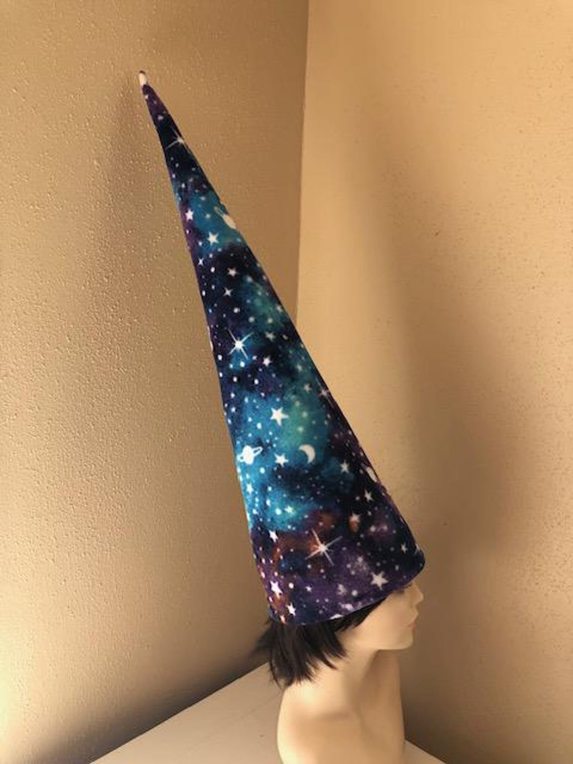 TALL CELESTIAL MERLIN Wizard Hat 28 Inches Tall Fleece Adult Sizes - Etsy