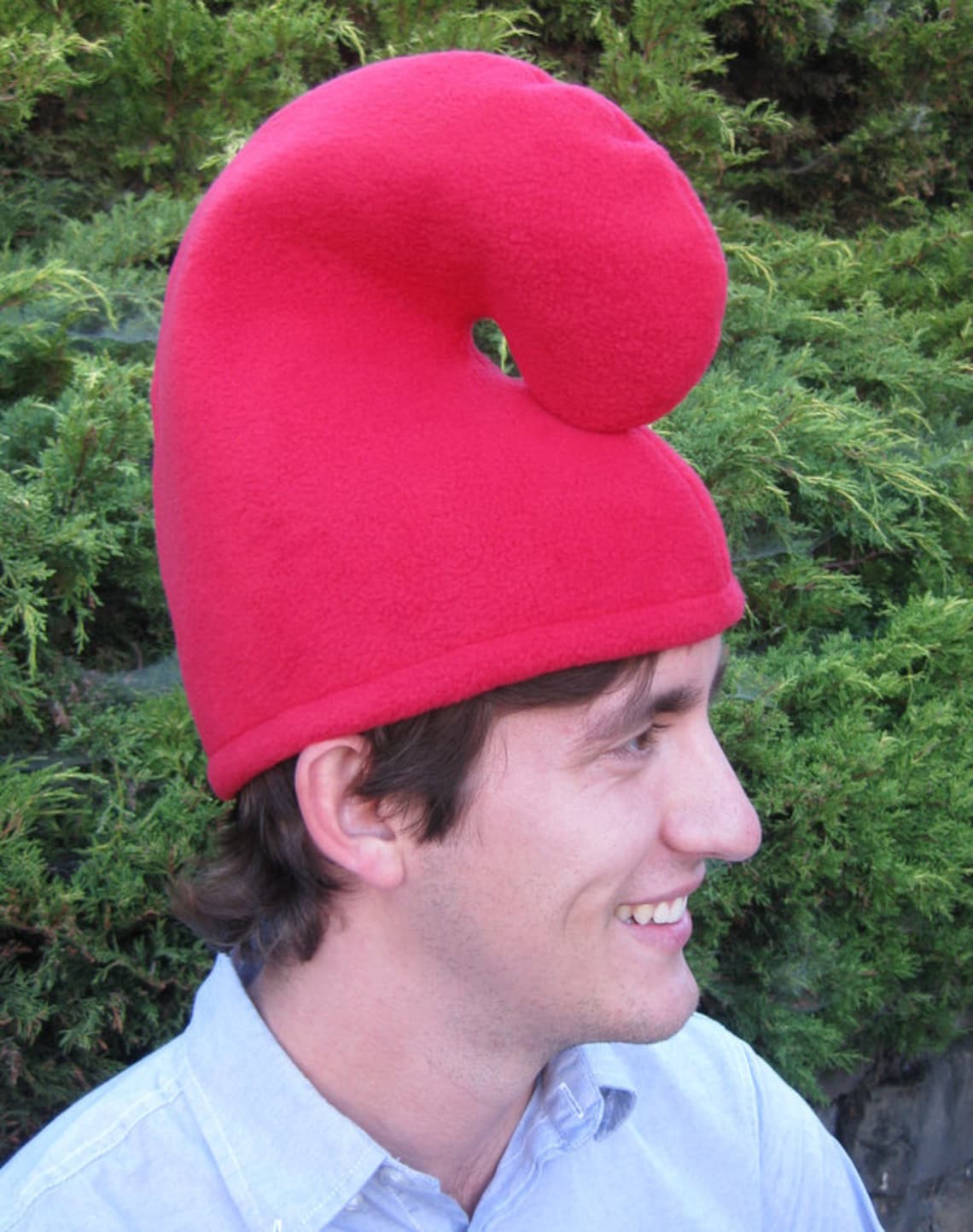 RED GNOME HAT Fleece Adult and Child Size - Etsy