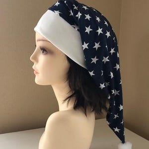 STARRY SLEEPING HAT Moondrop Scrooge Night Cap Adult Sizes - Etsy