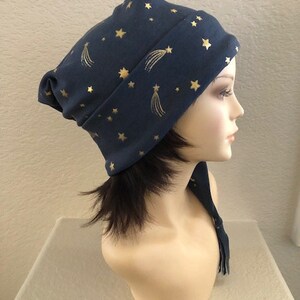 STARRY NIGHT CAP Cotton Sleep Hat Stocking Cap Adult and Child Sizes - Etsy