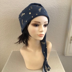 STARRY NIGHT CAP Cotton Sleep Hat Stocking Cap Adult and Child Sizes - Etsy