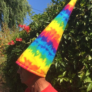 MERLIN WIZARD SORCERER Hat 28" to 30" Tall Blue Fleece and Assorted ...