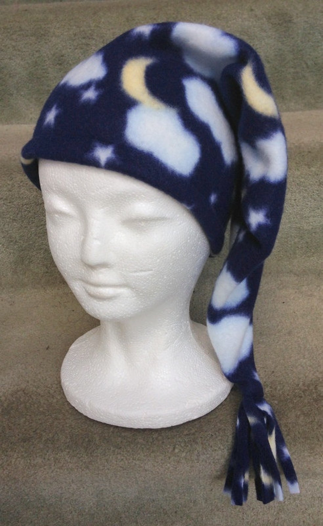 WIZARD STOCKING CAP Starry Night Fleece Adult and Child Sizes - Etsy