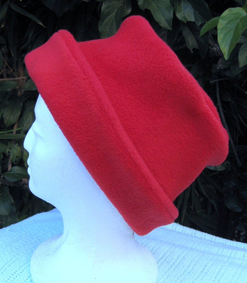 RED BUCKET HAT Paddington Red Fleece Adult and Child Sizes - Etsy
