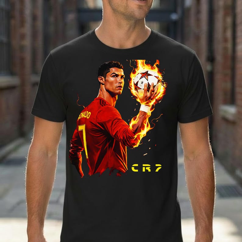 CR7 PNG | Cristiano Ronaldo Digital Download | 300 DPI Halftone for ...