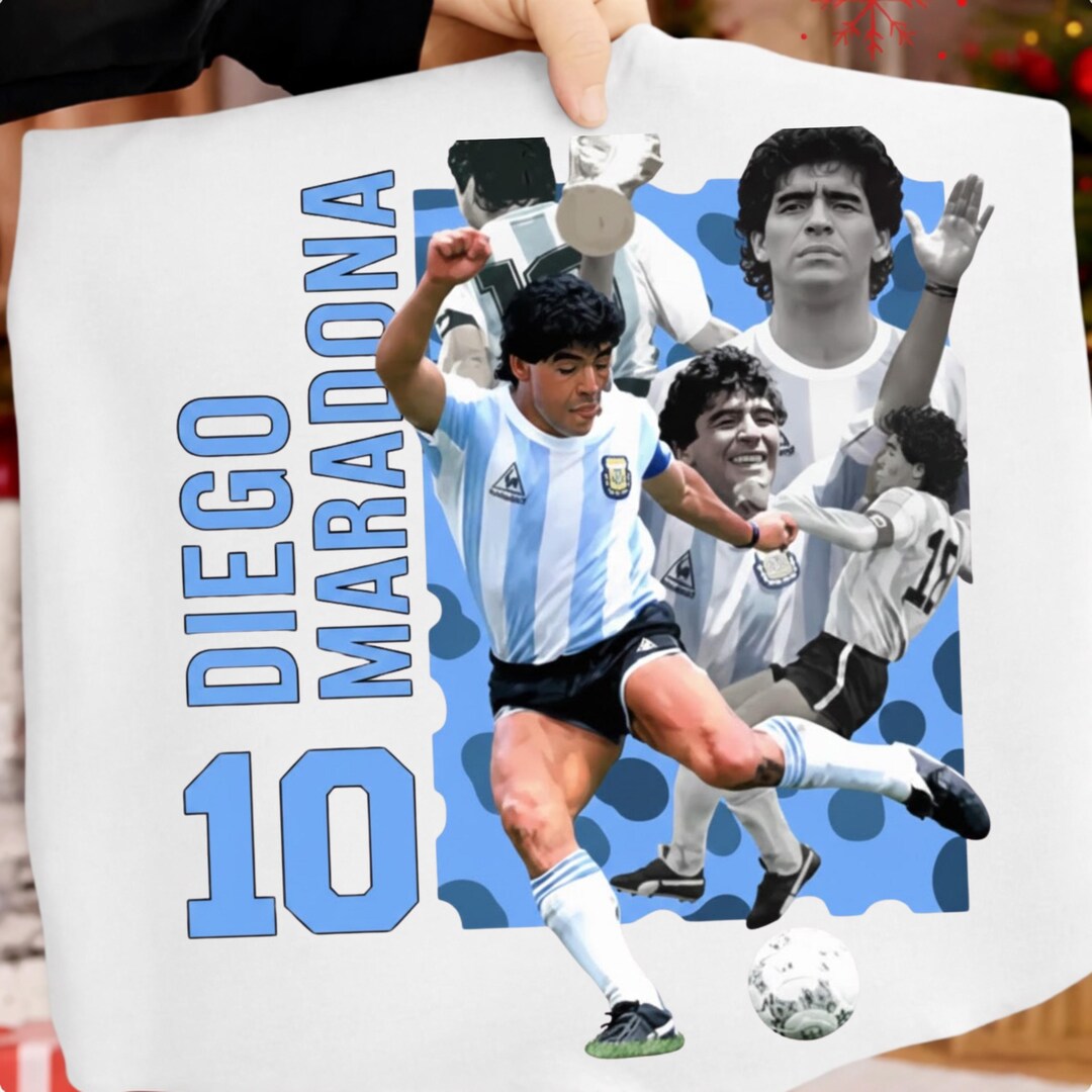 Maradona Soccer T Shirt PNG, Streetwear Football Graphic, Urban Soccer ...