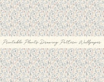 Dollhouse Miniature Printable Wallpaper 12th Scale DIY - Etsy