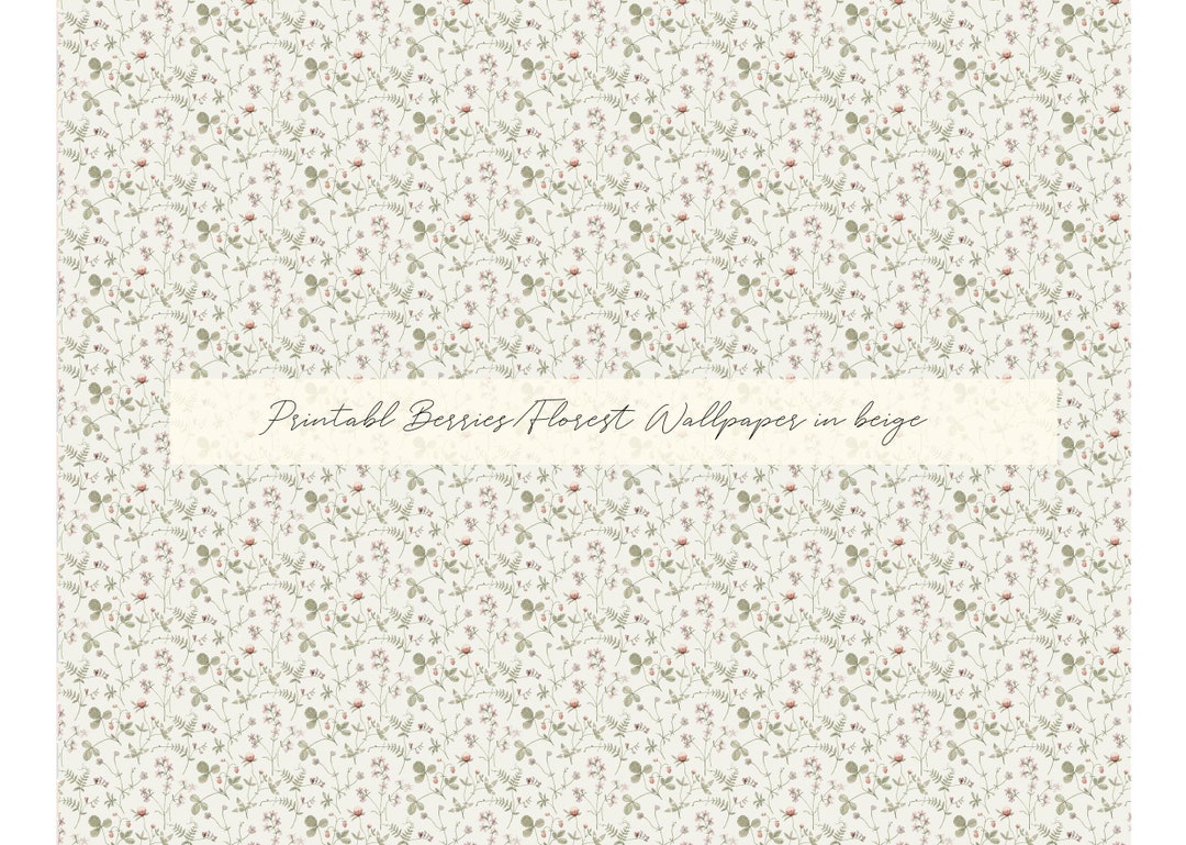 Dollhouse Miniature Printable/ Digital Vintage Paper Pattern- 12th ...